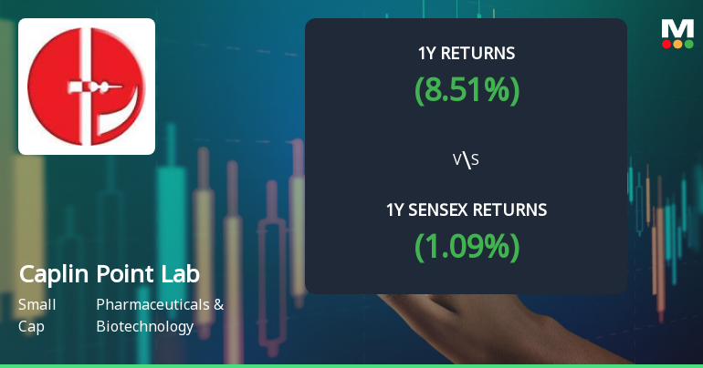Caplin Point Laboratories Shows Mixed Technical Trends Am...
