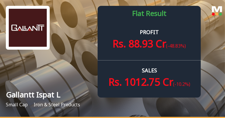 Gallantt Ispat Q2 FY26: Margin Pressure Weighs Despite Vo...