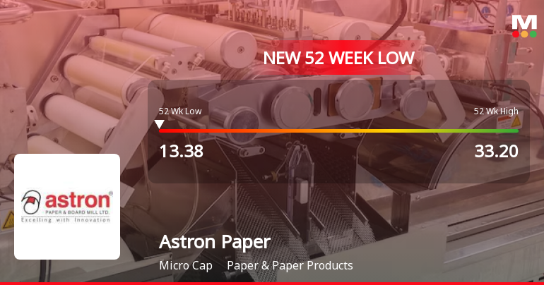 Astron Paper & Board Mill Faces Persistent Decline Amid I...