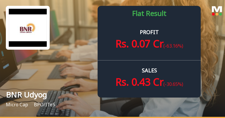 BNR Udyog Reports Stable Financial Performance Amid Score Adjustment in ...