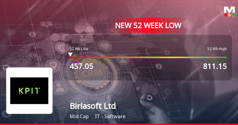 Birlasoft Faces Significant Stock Volatility Amidst Competitive Market Challenges