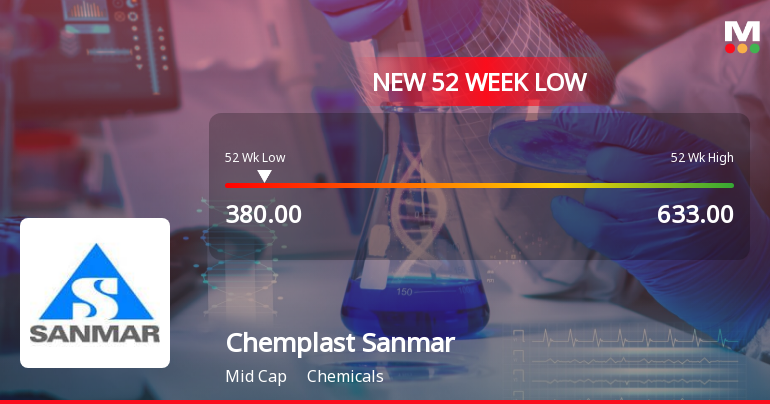 Chemplast Sanmar Hits 52-Week Low Amid Sustained Market Challenges