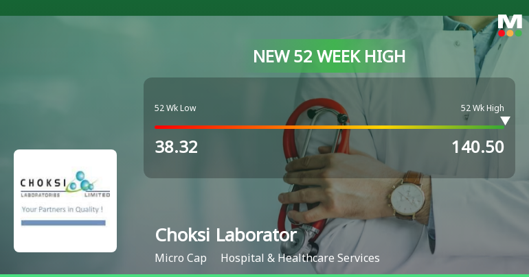 Choksi Laboratories Achieves 52-Week High Amid Strong Market ...