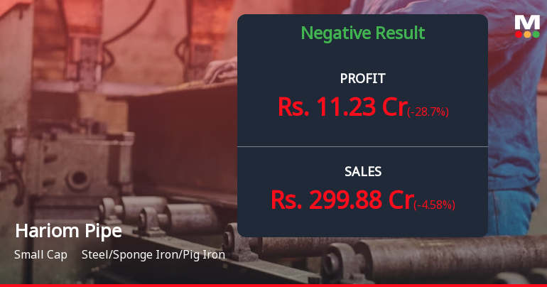 Hariom Pipe Industries Reports Q3 FY24-25 Results Amid Fi...