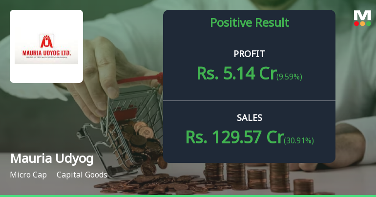 Mauria Udyog Reports Strong Q3 FY24-25 Results, Boosting ...