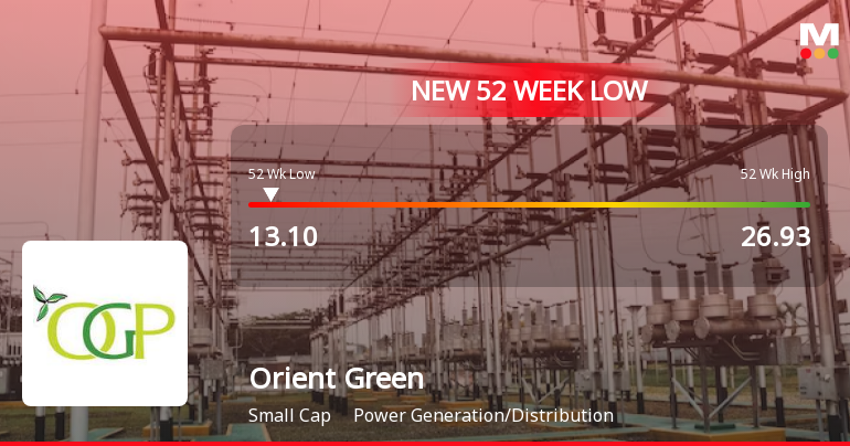 Orient Green Power Faces Sustained Weakness Amidst Compet...