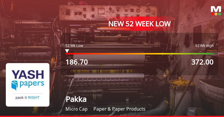 Pakka Stock Hits New Low Amid Ongoing Volatility in Paper Industry