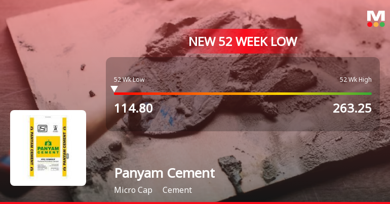 Panyam Cements Faces Persistent Decline Amidst Market Volatility and ...