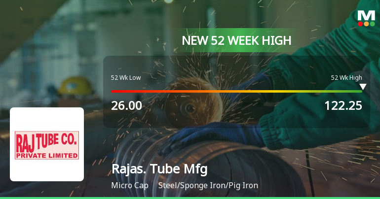 Rajasthan Tube Manufacturing Co Achieves 52-Week High Ami...