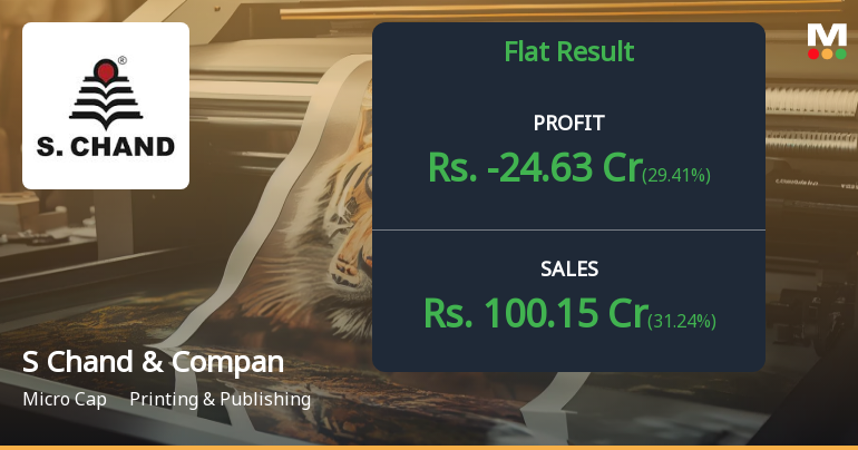 S Chand & Company Reports Flat Q3 FY24-25 Results Amid Mi...