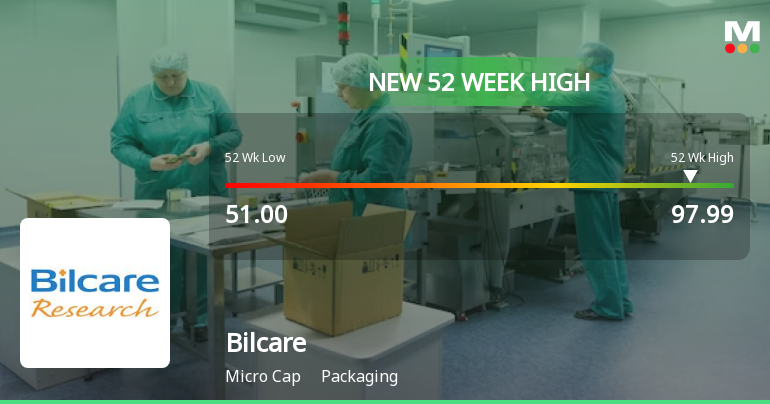 Bilcare Achieves 52-Week High, Outperforming Packaging Sector Amid ...