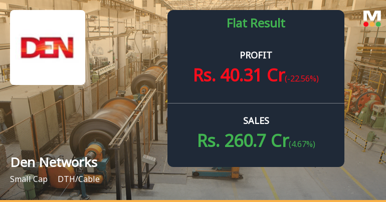 Den Networks Reports Flat Financial Performance Amid High Non-Operating ...