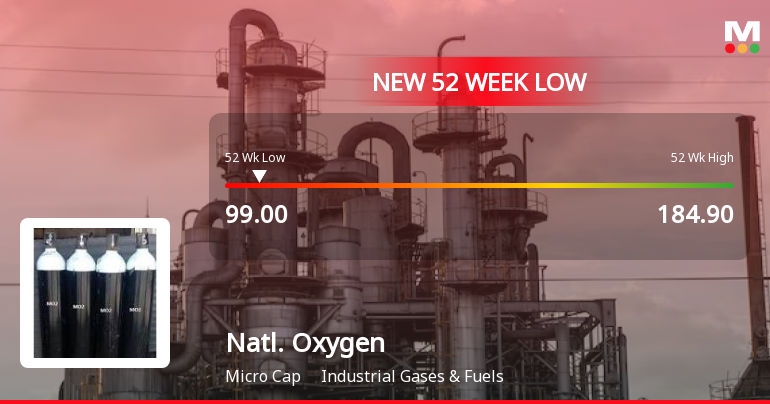 National Oxygen Hits 52-Week Low Amid Ongoing Financial S...