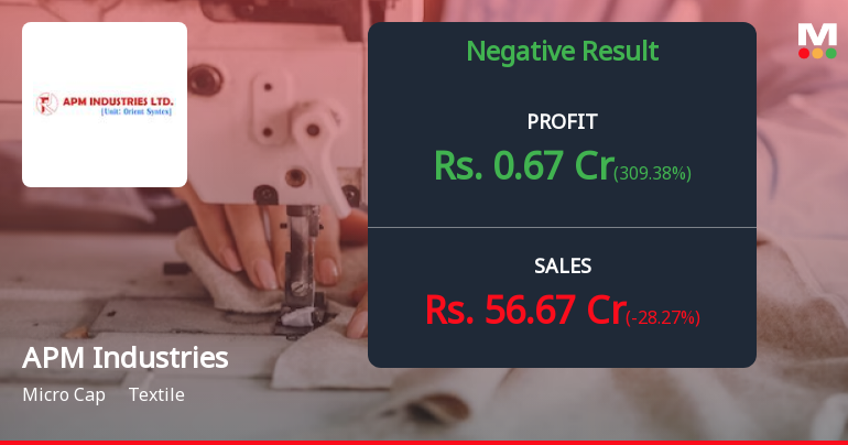 APM Industries Reports Mixed Financial Results Amidst Declining Sales ...