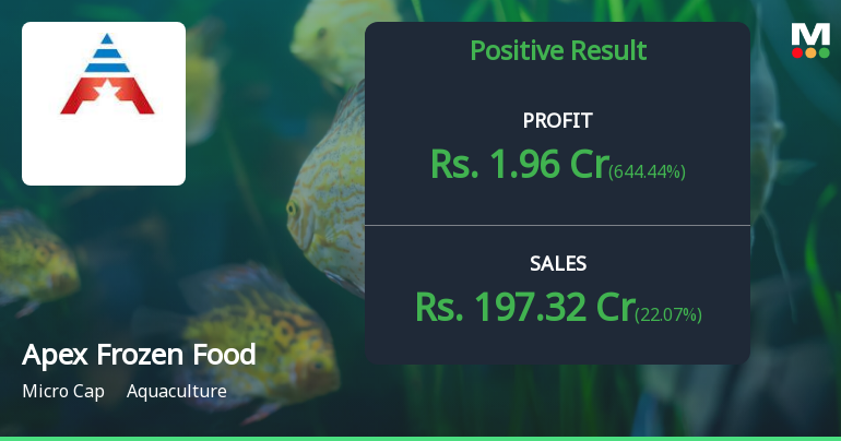 Apex Frozen Foods Reports Strong Growth Amid Concerns Over Income ...