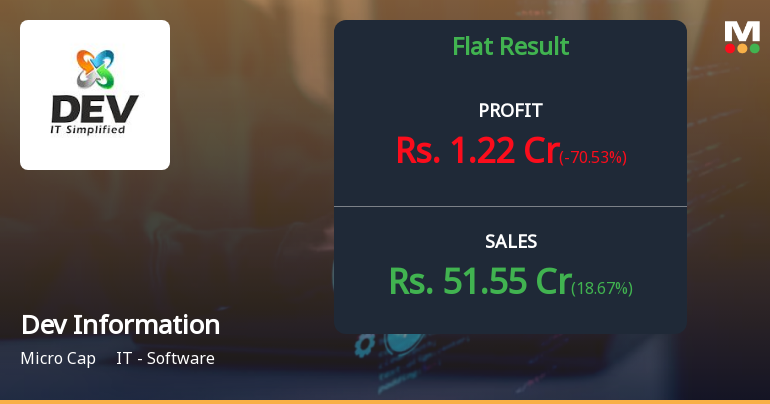 Dev Information Technology Reports Mixed Financial Results Amid Sales ...