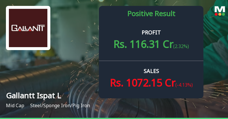 Gallantt Ispat Reports Strong PAT Growth Amid Non-Operating Income ...