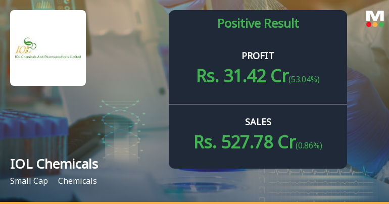 IOL Chemicals Reports Strong Financial Growth and Improved ...