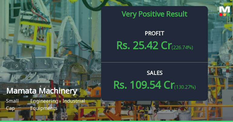 Mamata Machinery Reports Strong Financial Results, Highlighting ...