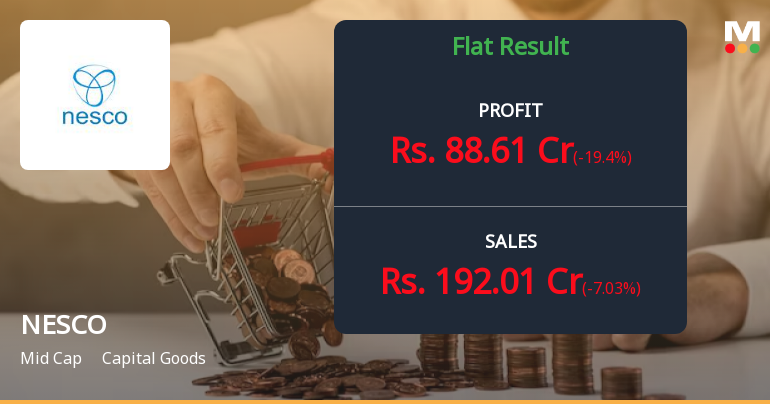 NESCO Reports Decline in Profitability and Operational Ef...