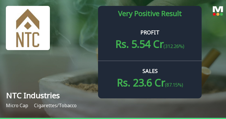 NTC Industries Reports Strong Sales Growth Amid Rising Interest ...