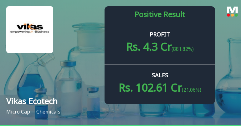 Vikas Ecotech Reports Strong Sales Growth Amid Concerns O...