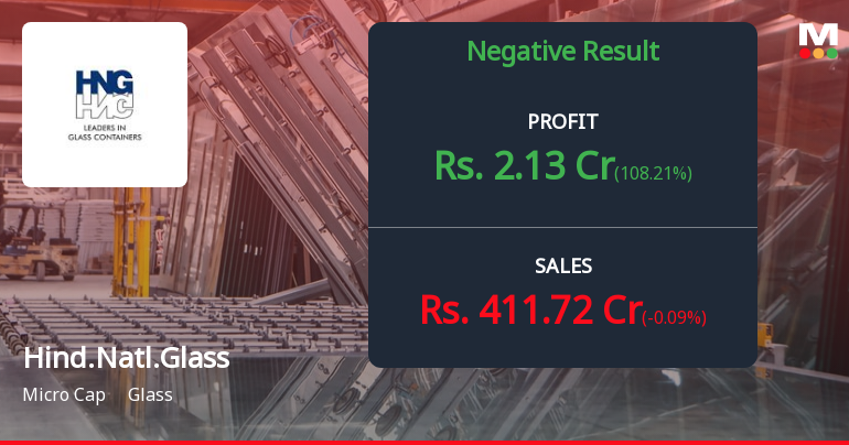 Hindusthan National Glass Reports Declining Profits and S...