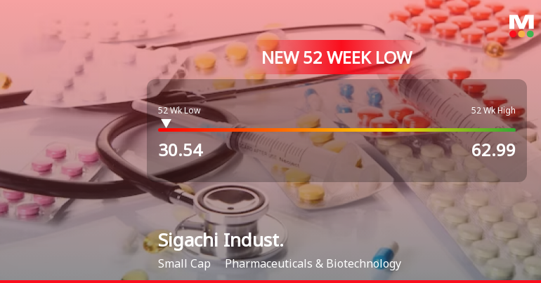 Sigachi Industries Hits 52-Week Low Amid Broader Market R...