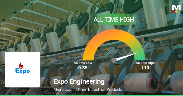 Expo Engineering Soars to All-Time High of Rs. 110, Signa...