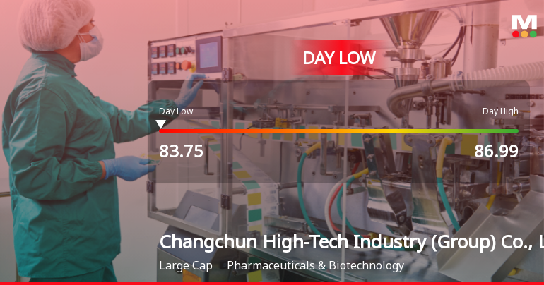 Changchun High-Tech Stock Hits Day Low Amid Price Pressur...