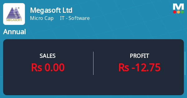 Megasoft Ltd Annual Results: Standalone & Consolidated Reports ...