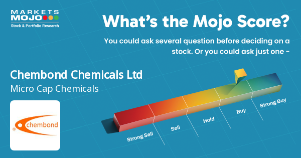 Chembond Chemicals Ltd Share Price - Live BSE/NSE Updates ...