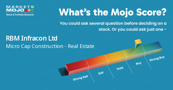RBM Infracon Ltd Share Price - Live BSE/NSE Updates, Recommendations ...