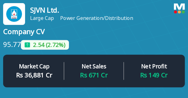 SJVN Ltd. Company Profile: Board of Directors, Capital Structure, Raw ...