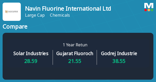 Compare Navin Fluorine International Ltd (NAVINFLUOR) vs. Peers: TCS ...