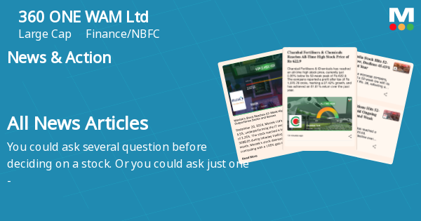 360 ONE WAM Ltd (360ONE) News & Corporate Actions | Announcements ...