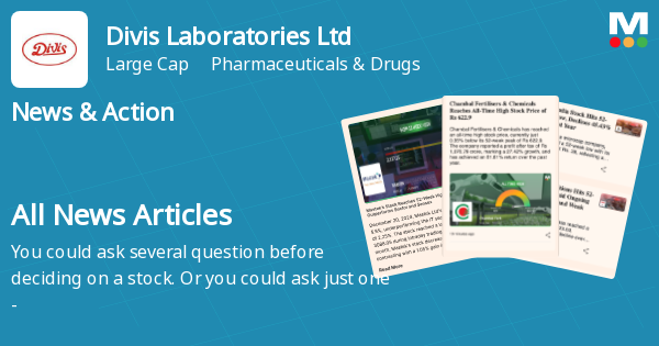 Divis Laboratories Ltd (DIVISLAB) News & Corporate Actions ...