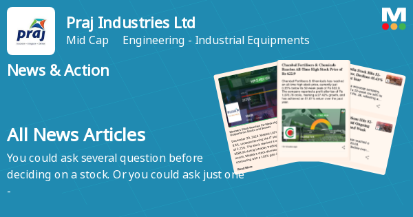 Praj Industries Ltd (PRAJIND) News & Corporate Actions | Announcements ...