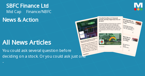 SBFC Finance Ltd (SBFC) News & Corporate Actions | Announcements, Board ...