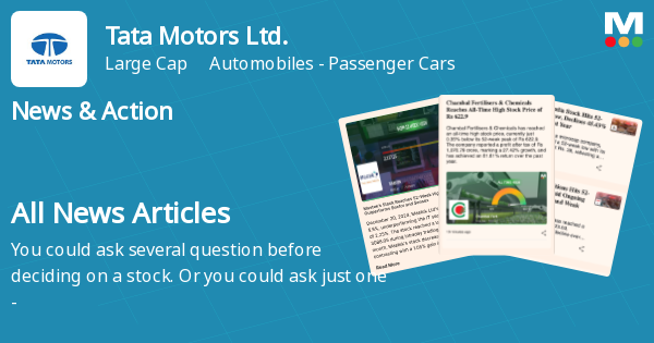 Tata Motors Ltd. (TATAMOTORS) News & Corporate Actions | Announcements ...