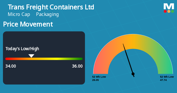 Trans Freight Containers Ltd (TRANSFREIT) Stock Price Analysis | 52 ...