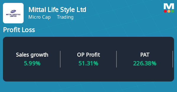Mittal Life Style Ltd Profit & Loss Statement: Consolidated Financial ...
