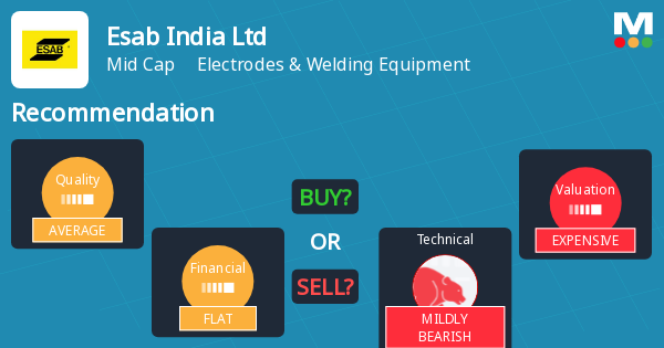 Esab India Ltd (ESABINDIA) Stock Recommendation | Score, Valuation ...