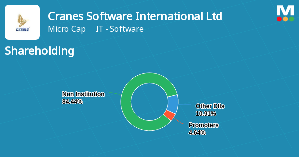 Cranes Software International Ltd Shareholding Pattern: Promoters, FIIs ...