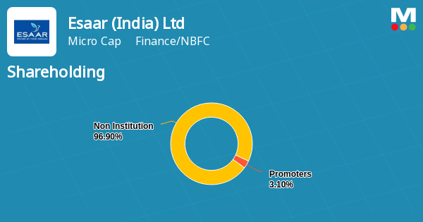 Esaar (India) Ltd Shareholding Pattern: Promoters, FIIs, DIIs & Public ...