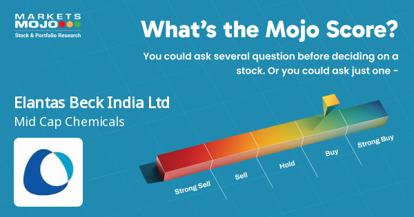 Elantas Beck India Ltd (DRBECK) Stock Analysis | Price, Returns ...
