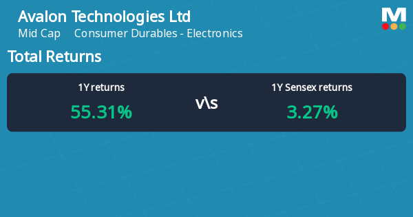 Avalon Technologies Ltd (AVALON) Total Returns | Historical Performance ...