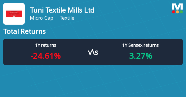 Tuni Textile Mills Ltd () Total Returns | Historical Performance, Beta ...